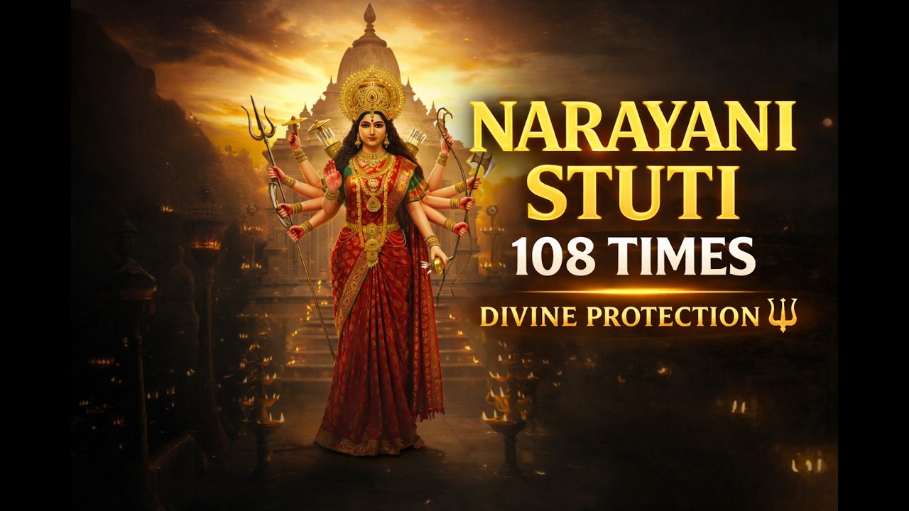 Narayani Stuti | सर्वमङ्गलमाङ्गल्ये Stotra | Devi Durga Narayani ...