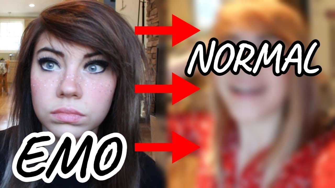 EMO TO NORMAL TRANSFORMATION | Bailey Spurlock - YouTube