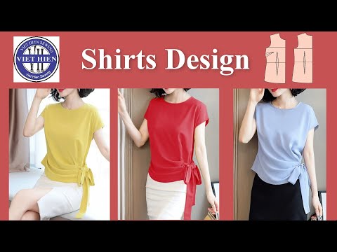 78 | Dikişli Pileli Bel Gömlek | Nasıl Kesilir | VİET HIEN MODELİNİN GELİŞTİRİLMESİ