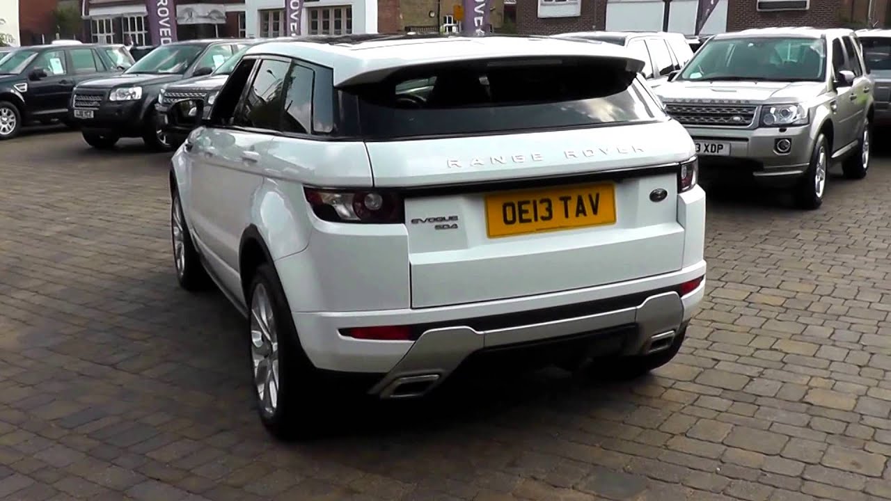 Beadles Fuji White 2013 Land Rover Range Rover Evoque Dynamic Lux 2.2l ...