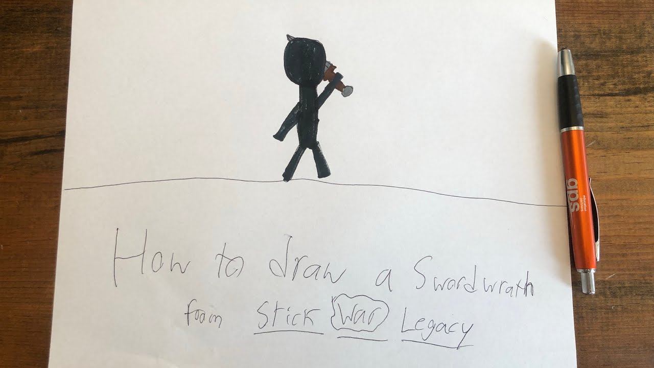 How To Draw A Swordwrath - YouTube