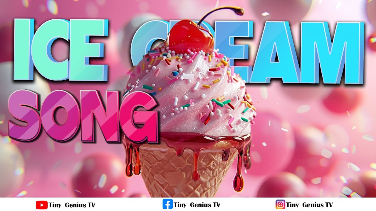 Ice Cream Song for Kids | #Tinygeniustv | Fun Nursery Rhyme for Kids ...