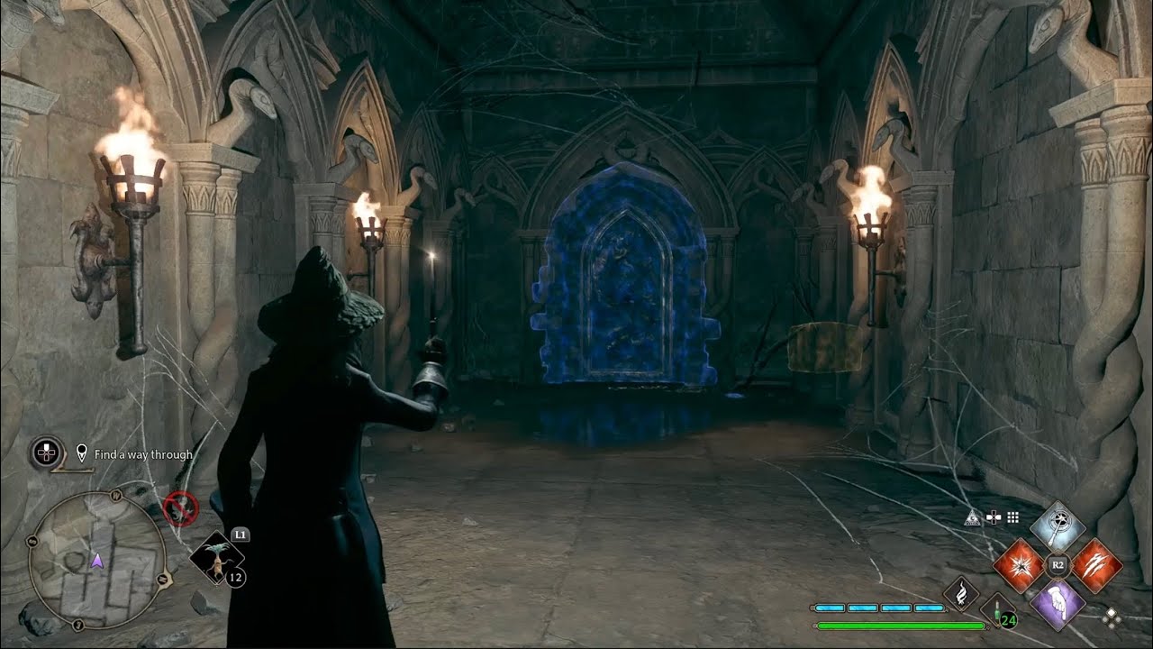Hogwarts Legacy Crucio Curse Tutorial (No Commentary) - YouTube