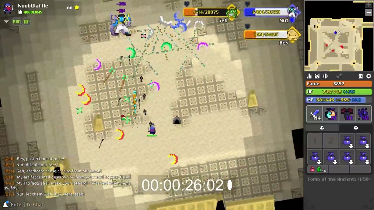 (rotmg AssAssIn) 45 second tomb boss solo - YouTube