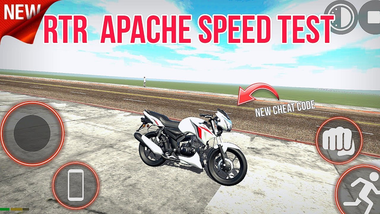 RTR Apache Cheat Code | Indian Bike Driving 3D | Gameplay Android #indianbikedrivind3d - YouTube