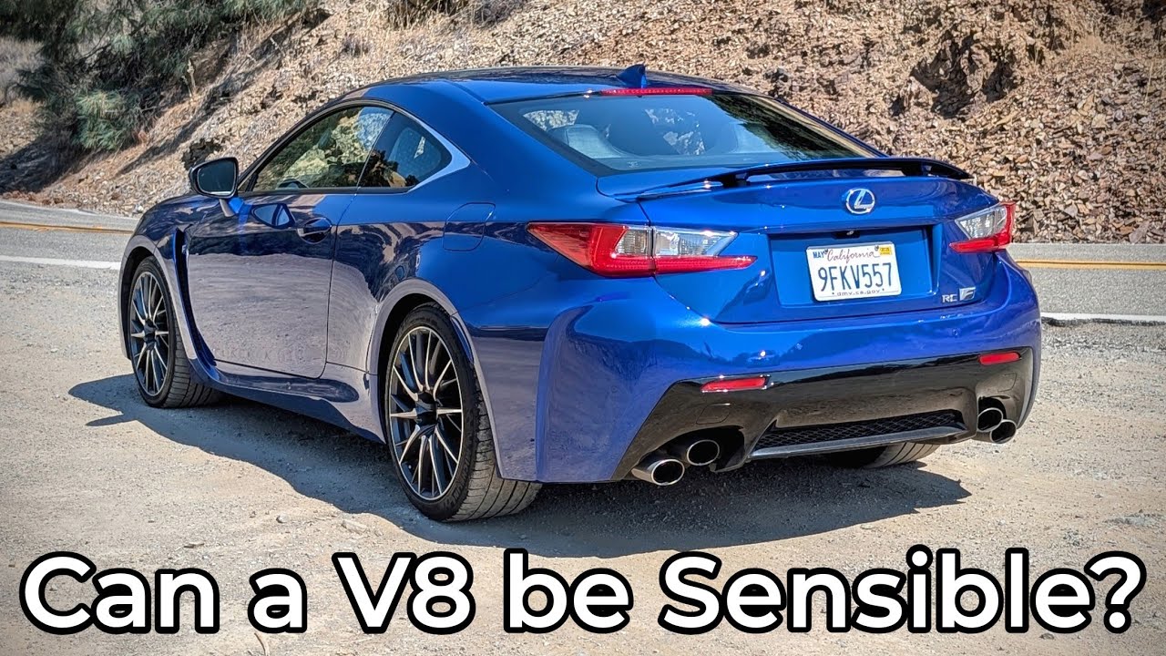 2015 Lexus RC F Review - The Sensible V8 Driver's Car? - YouTube