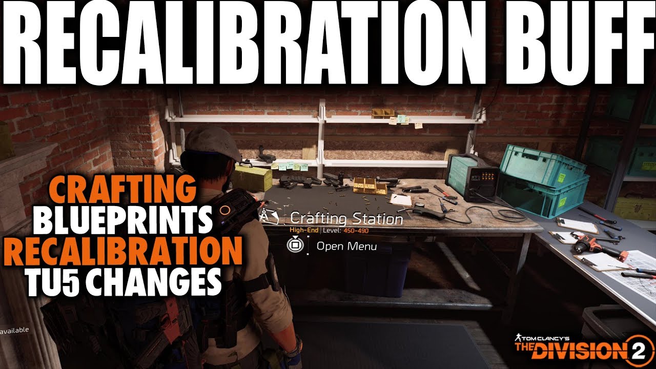FINALLY A HUGE BUFF TO CRAFTING, RECALIBRATION & BLUEPRINTS IN THE ...