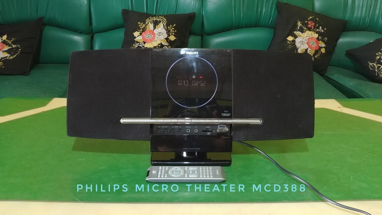 Philips micro theater MCD388 - YouTube