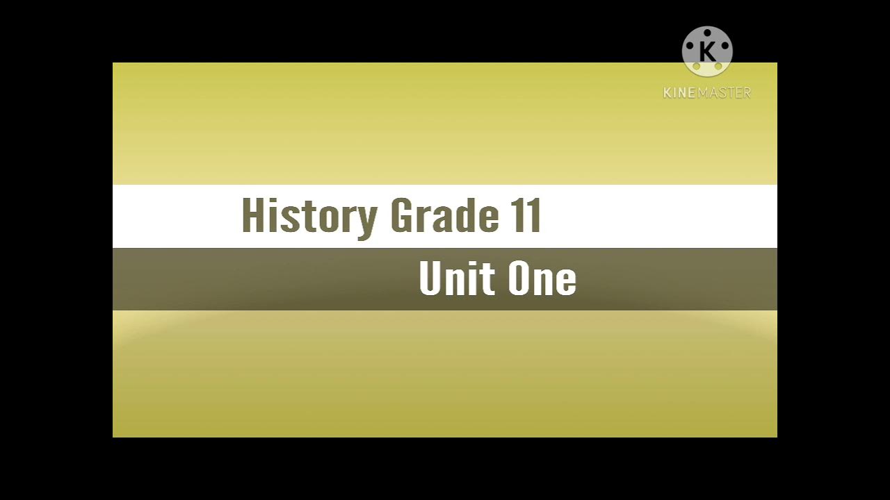 Grade 11 chapter 1 " History & Historians craft - YouTube