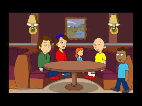 Caillou Misbehaves At Peter Piper's Pizza And Gets Grounded