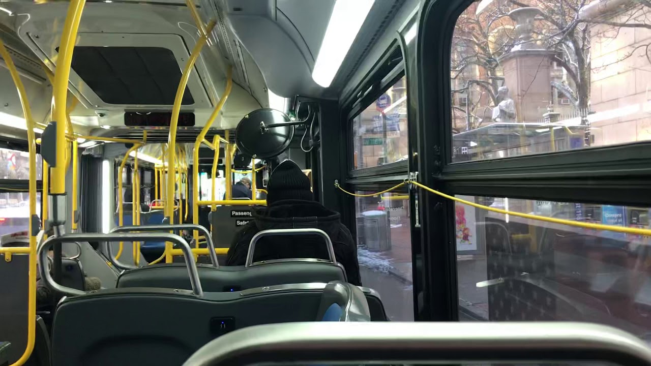 RARE! On New flyer XD60 bus 6100 on the M60+SBS+ - YouTube