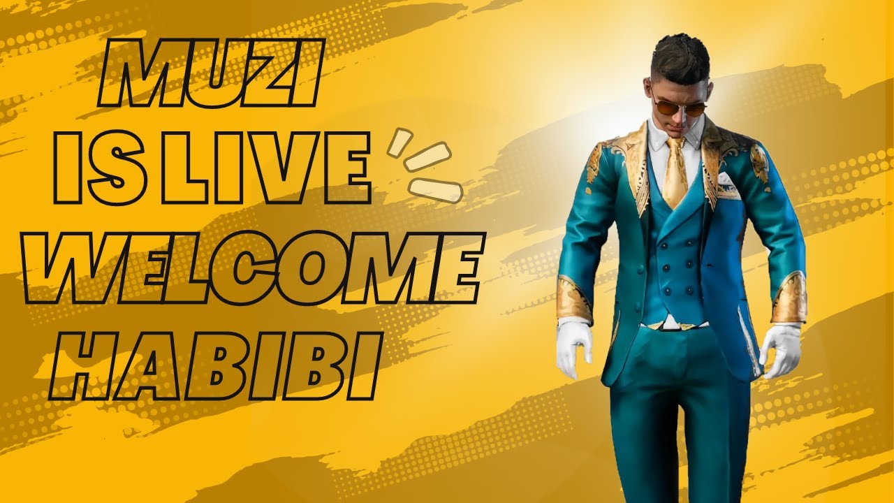 🔴WELCOME HABIBI🔴LIVE - MUZI - PUBG - NEW EVENT - YouTube