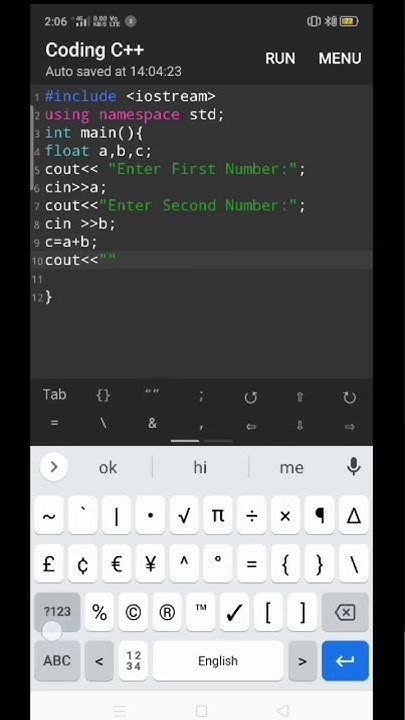 How To Add Two Numbers In C Mobile Coding Mobilecoding C Coding Youtube