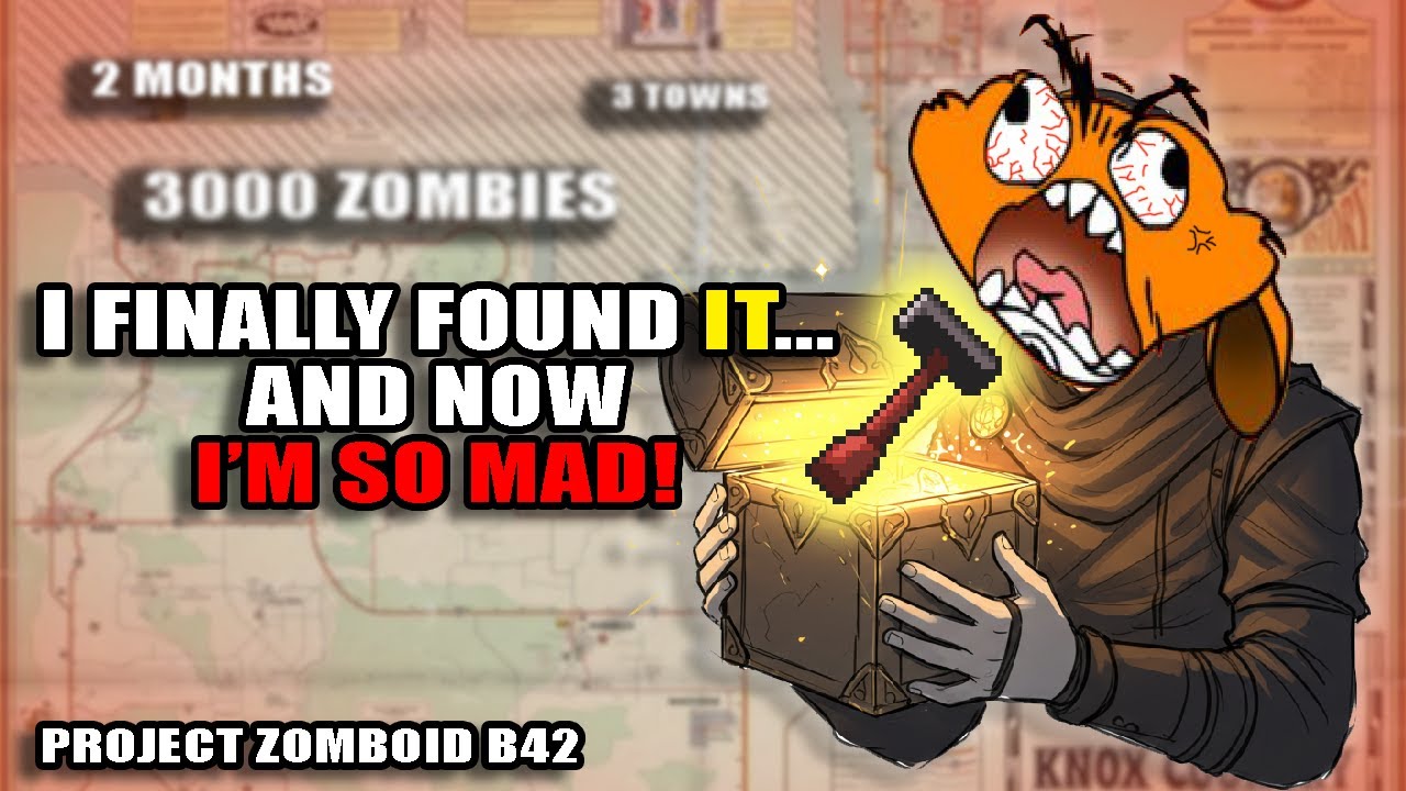 2 Months. 3000 Zombies. One Sledgehammer. | Project Zomboid - YouTube