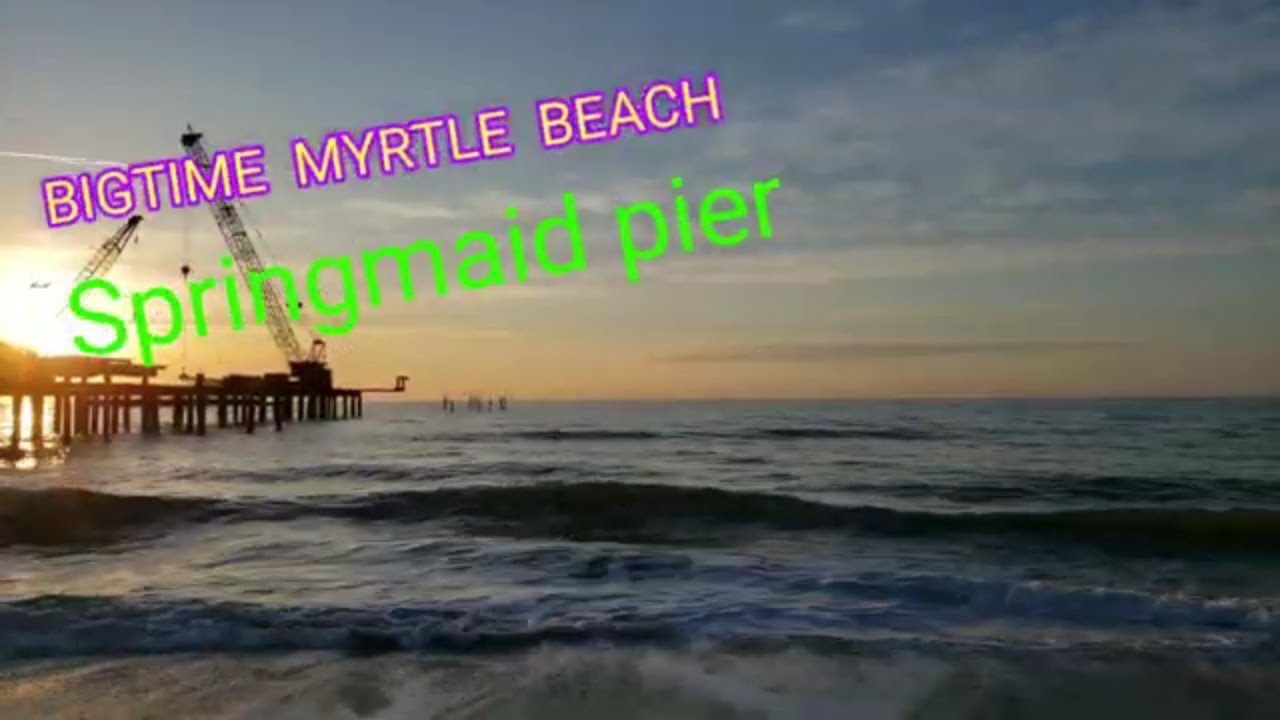 Springmaid pier construction update and Doubletree resort by Hilton ...
