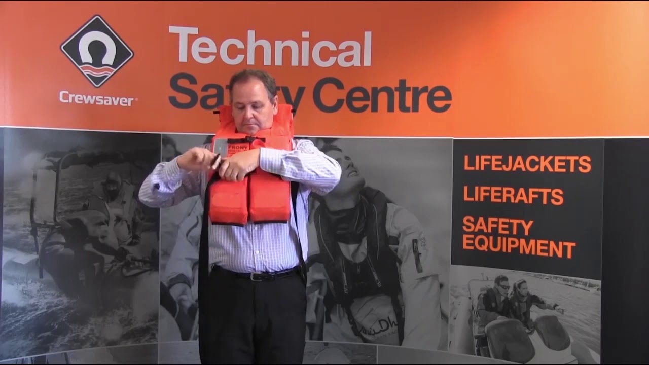 Crewsaver HOW TO - Don a Premier lifejacket - YouTube