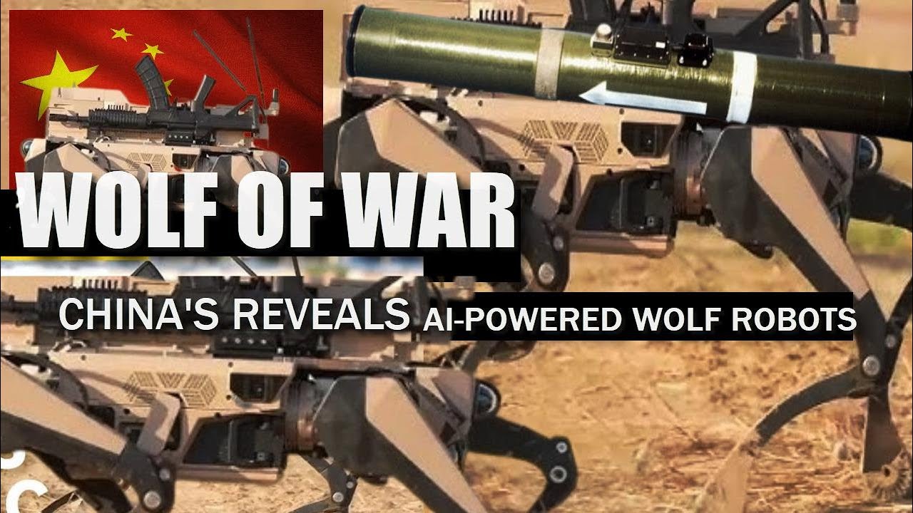 Wolf of war: China's latest gun-toting quadruped military robots for ...