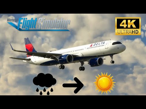 RAIN TO THE SUN | MSFS 2020 | Detroit(KDTW) Cancún(MMUN) | Full Flight ...