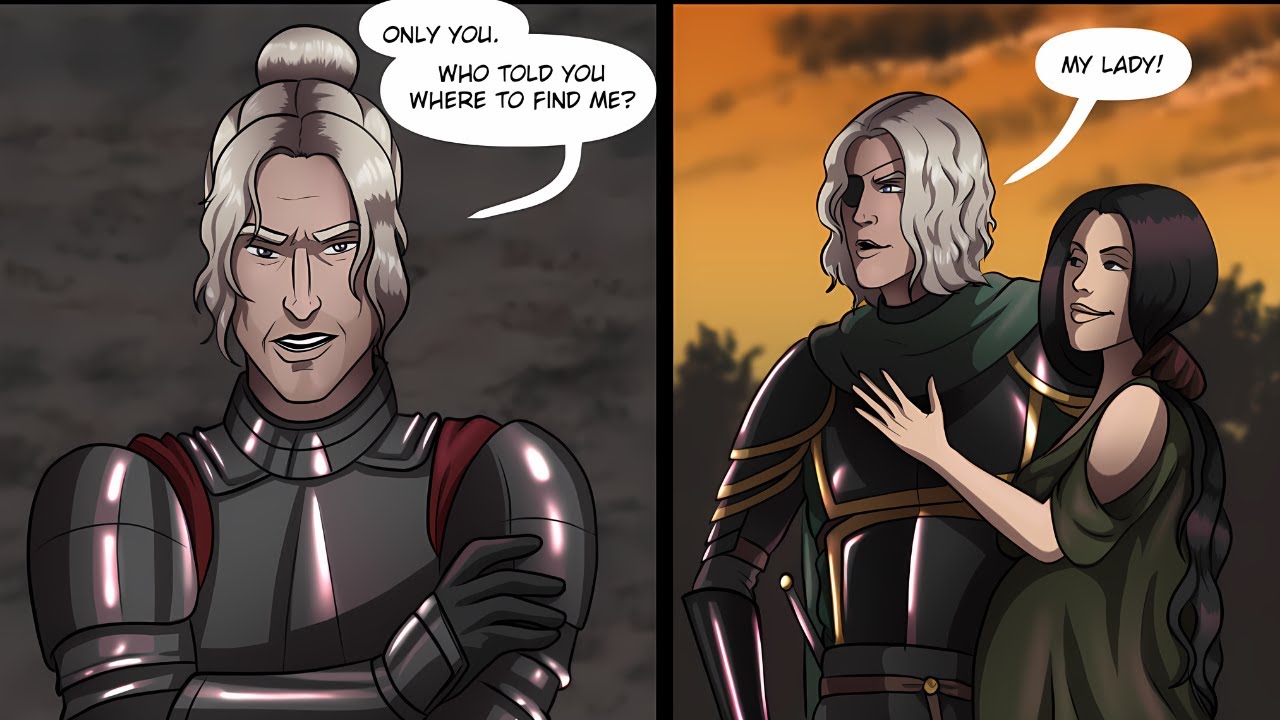 The Battle Above The Gods Eye | Daemon Targaryen vs Aemond Targaryen ...