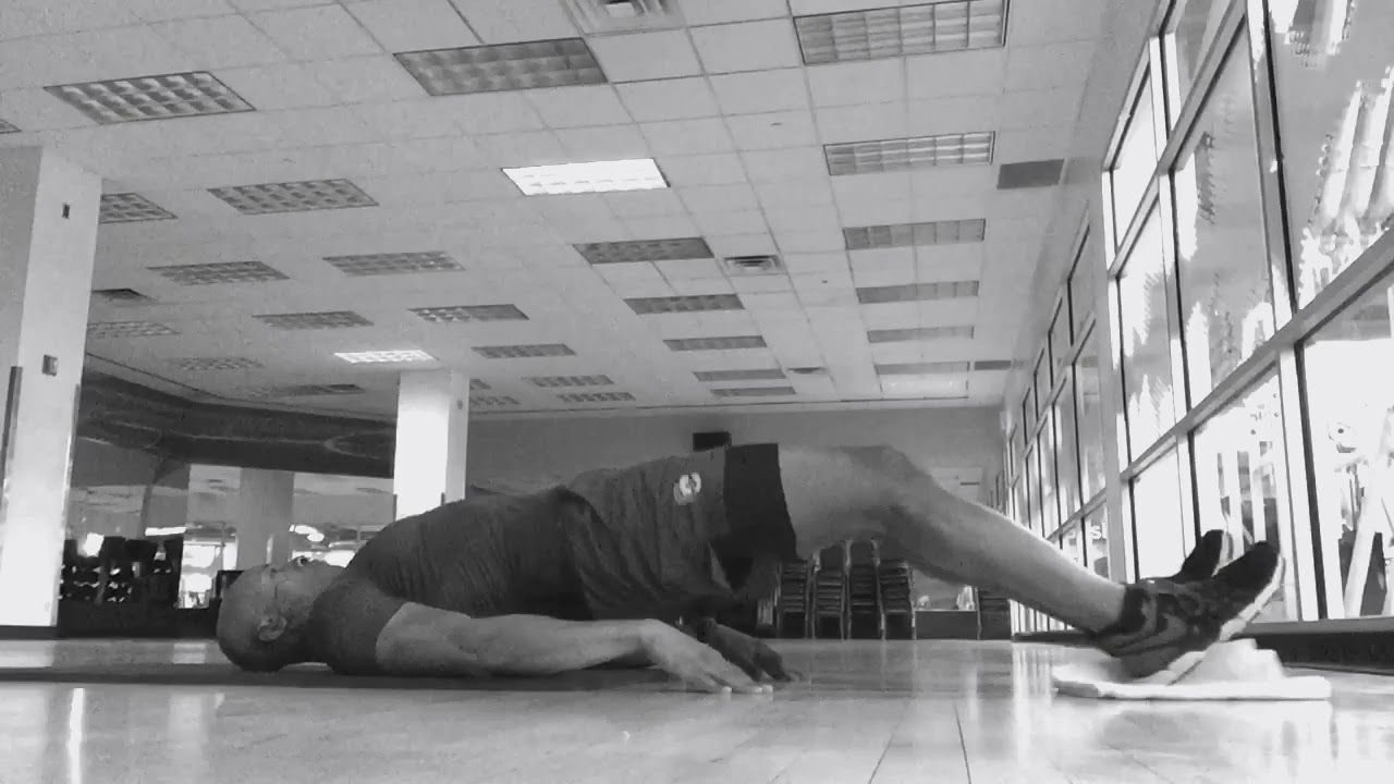 Hamstring Towel Slides - YouTube