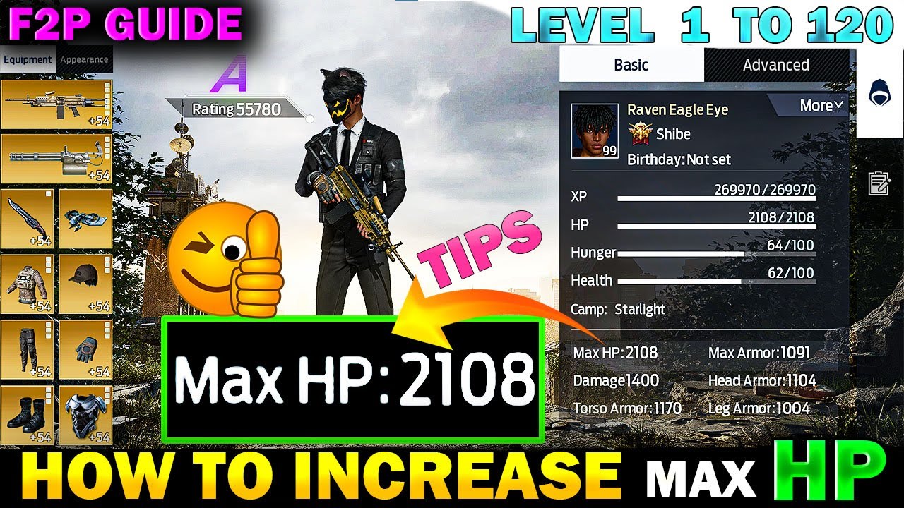 Undawn How To Increase Your Max HP | undawn increase hp | Undawn Level ...