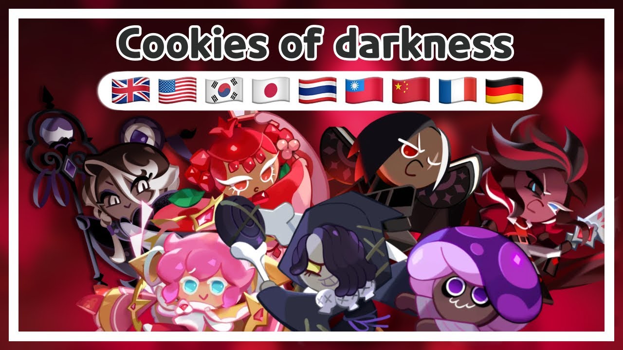 Cookies of darkness in 7 languages (Crk dub) - YouTube