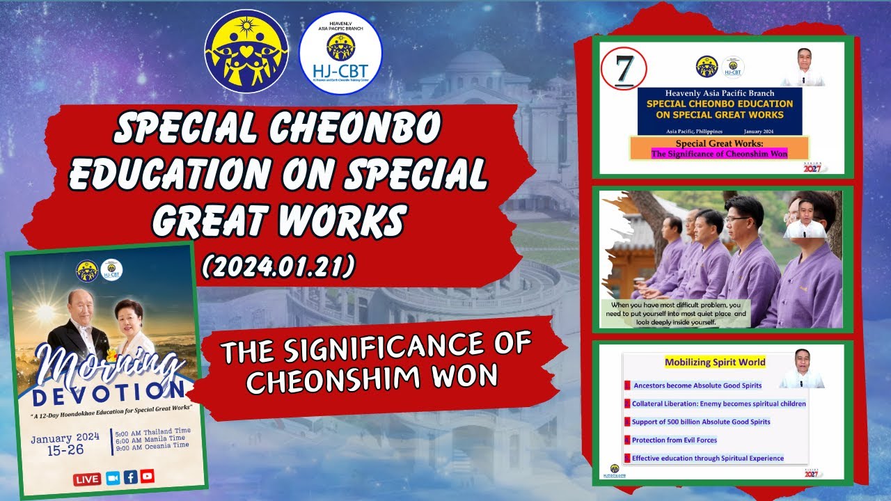 The Significance of Cheonshim Won by Dr. Edgar T. Tanate - YouTube
