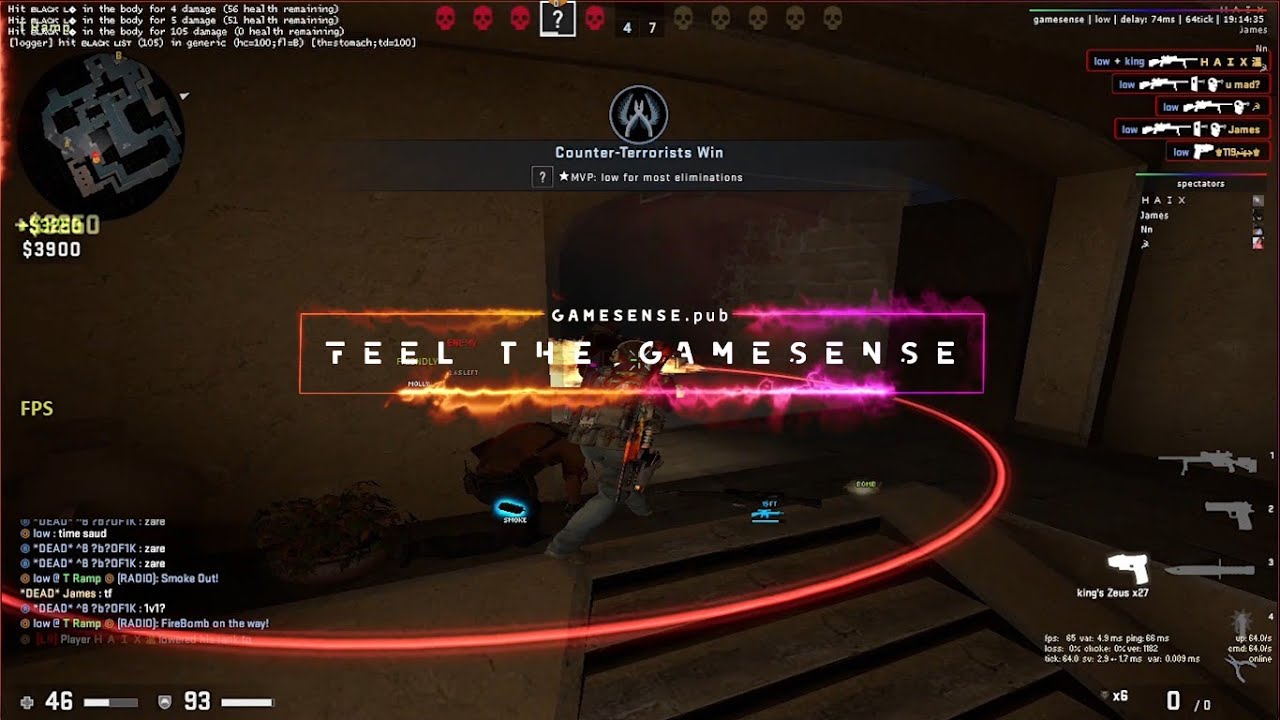 First Day with Skeet/Gamesense | CS:GO HvH Highlights - YouTube