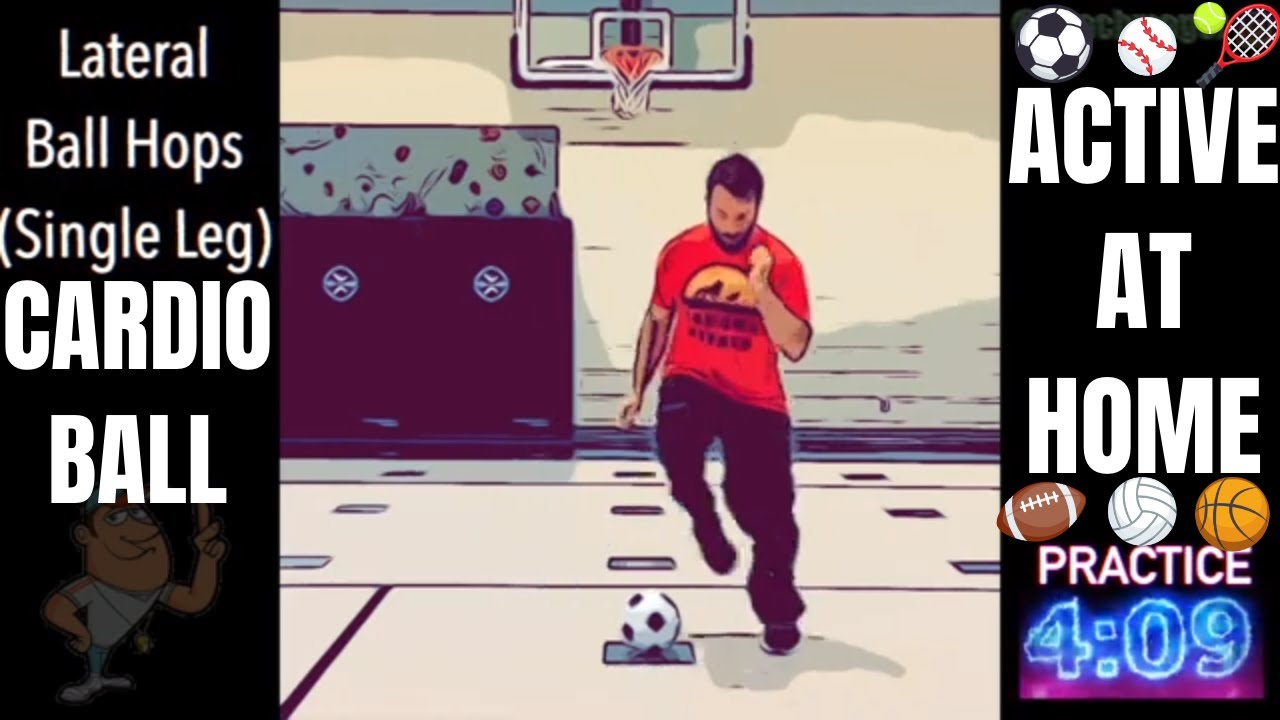 Active at Home: Footwork Fundamentals (Cardio Ball Workout) - YouTube