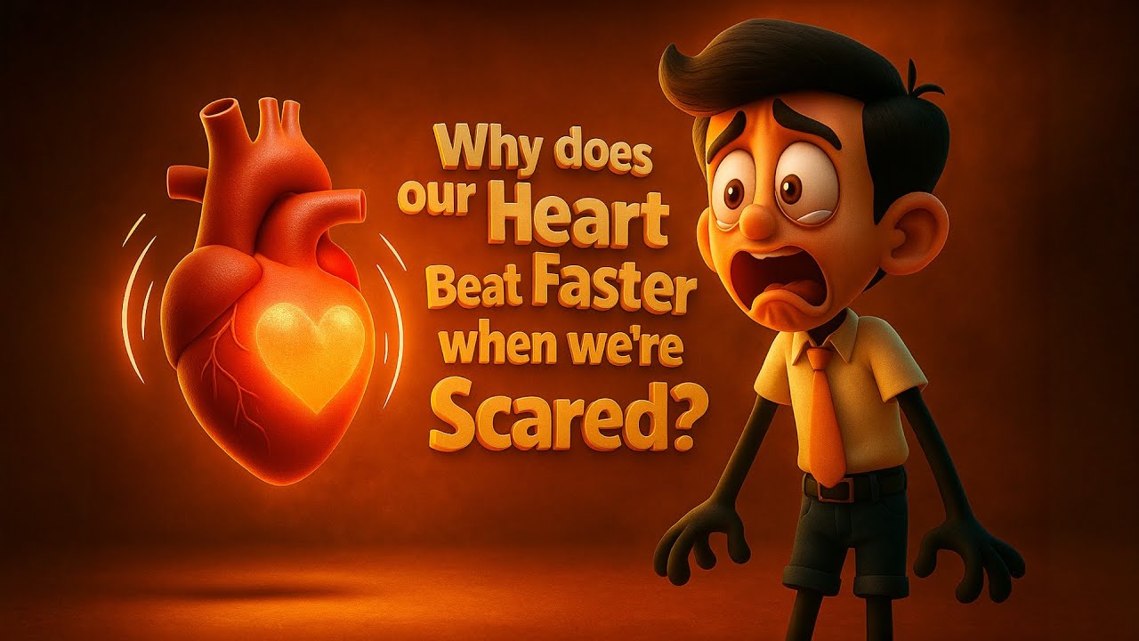 Why does our Heart Beat Faster when we’re Scared? | #aumsum #kids # ...