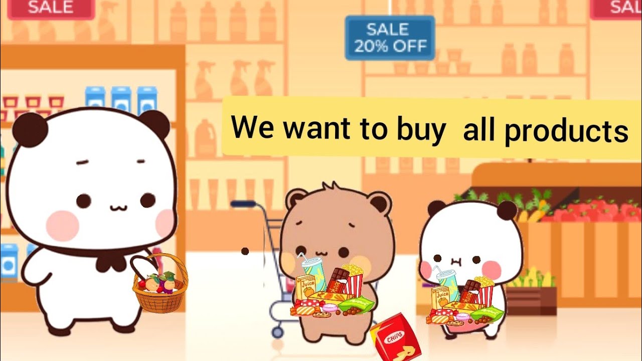 Bubu got into Trouble | Grocery shopping | bubu dudu stories - YouTube