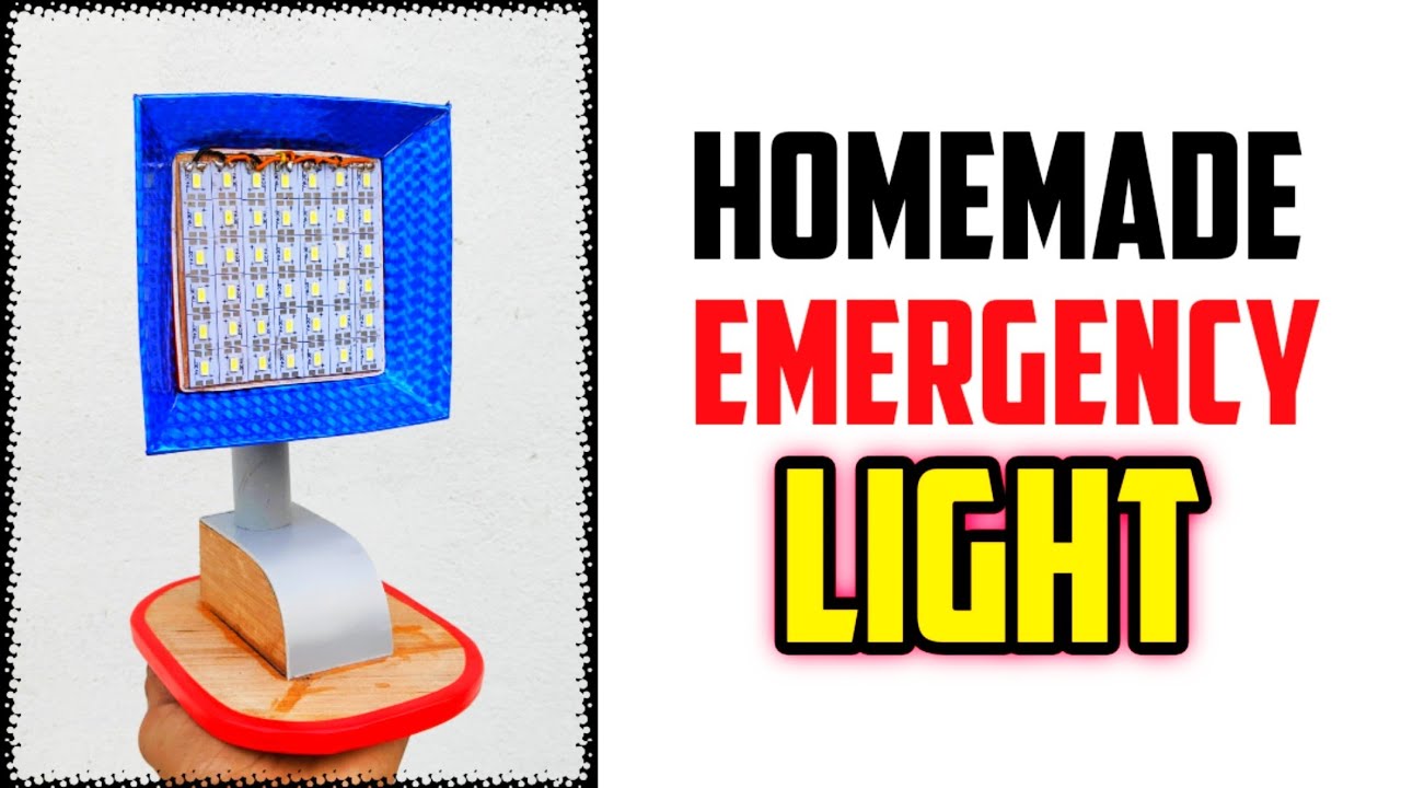 How to make a emergency light - YouTube