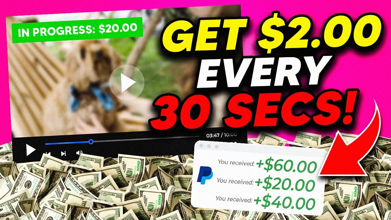 Earn $2.00 Every 30 Seconds By Just Watching Videos! | Make Money Online 2023 - YouTube