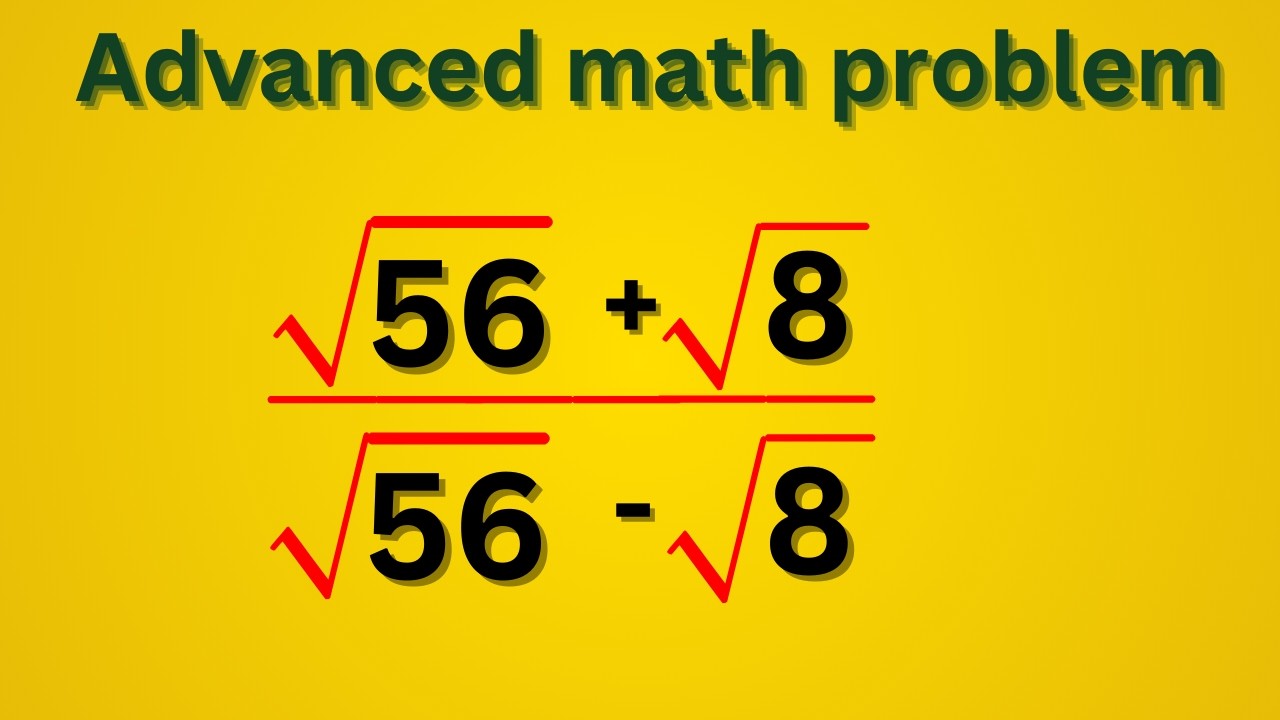 Thailand Math Olympiad Problem – Mastering Square Roots | Square Root ...