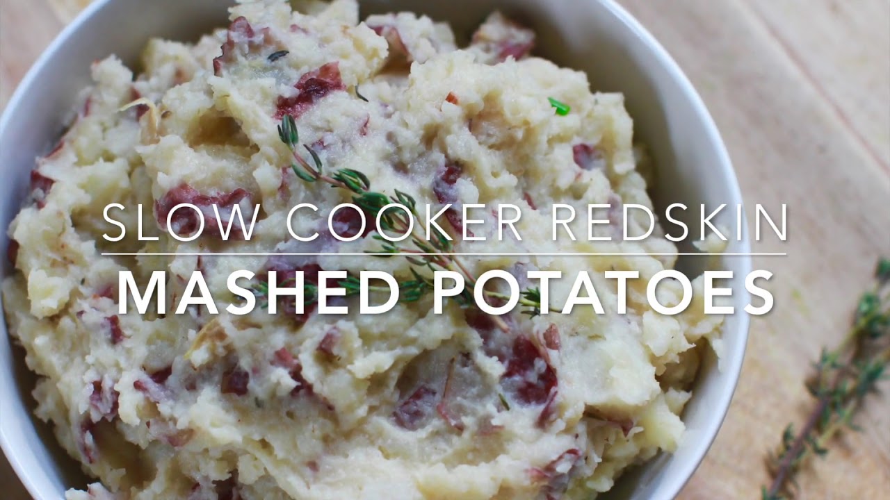 Slow Cooker Mashed Potatoes | Everybody Craves - YouTube
