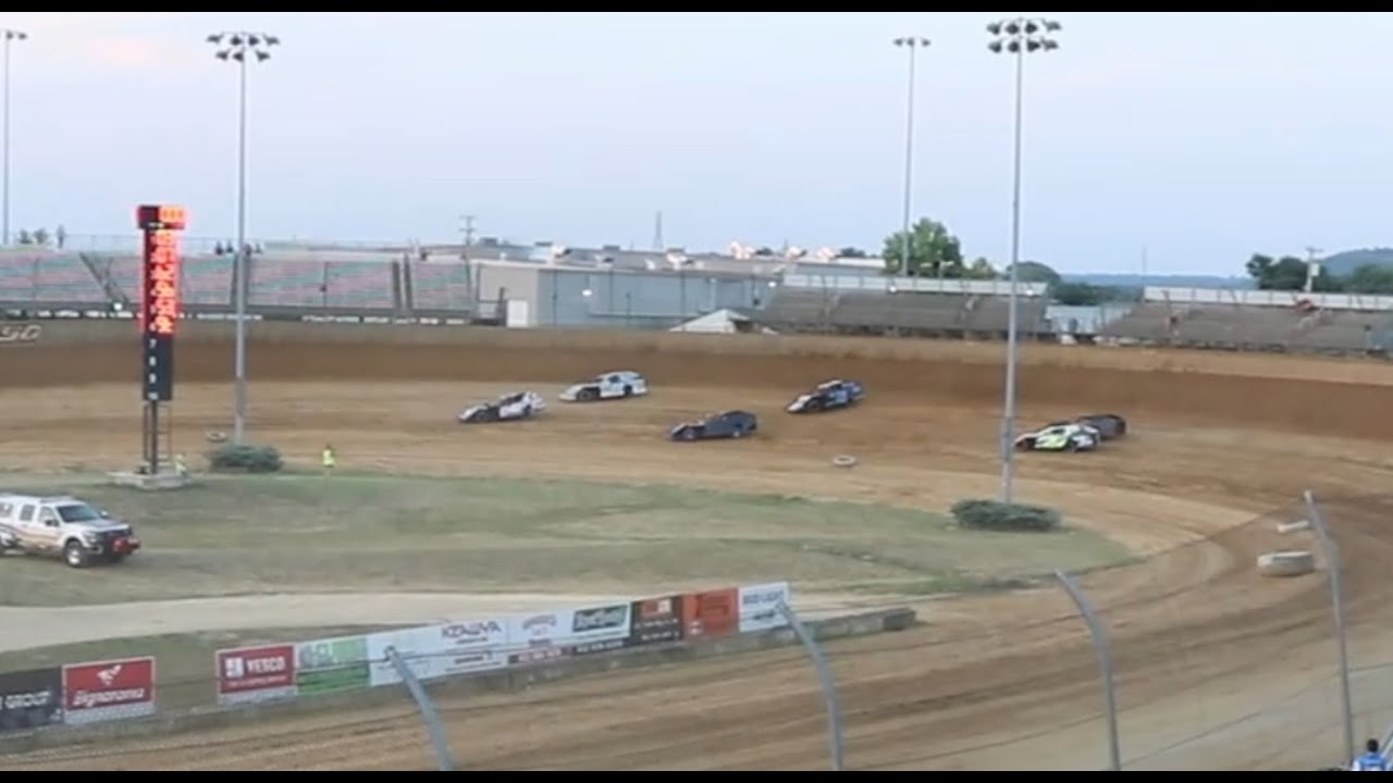 Lawrenceburg Speedway UMP Modified Heat Races 1 & 2 [6/22/24] - YouTube