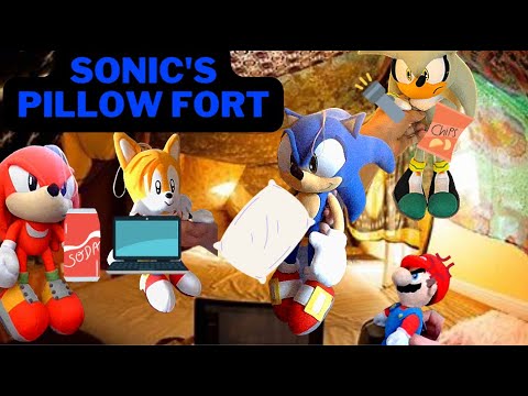 Sonic Plush: Sonic's Pillow Fort (Donnie Plush Productions) - YouTube