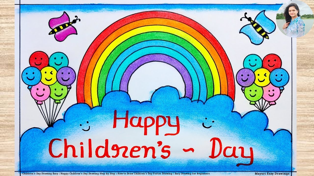 Children's Day Drawing Easy and Beautiful | Children's Day Drawing ...