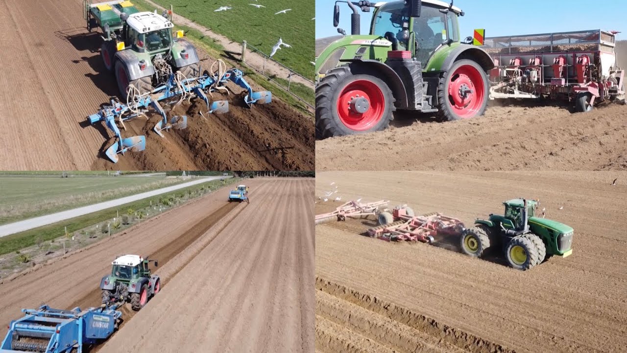 Cultivating, Row Molding, Destoning and Planting Potatoes | New Zealand ...