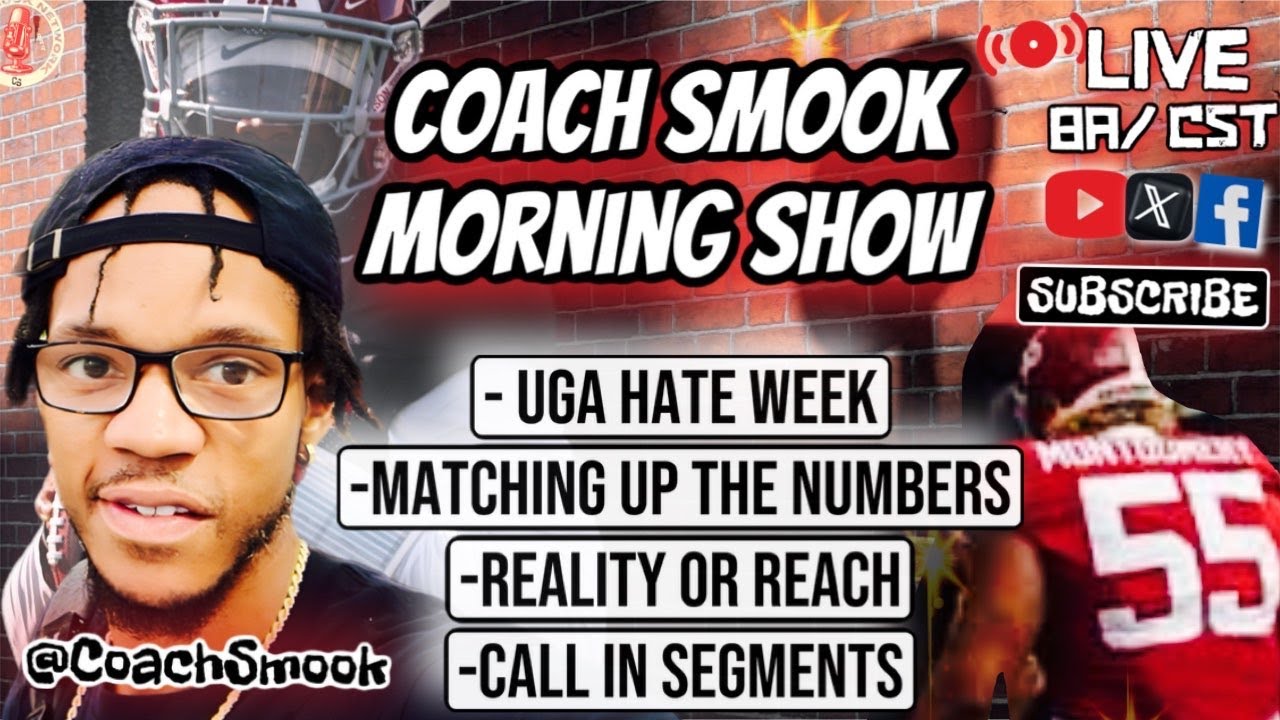 UGA Hate Week !!! Coach Smook Morning Show ! - YouTube