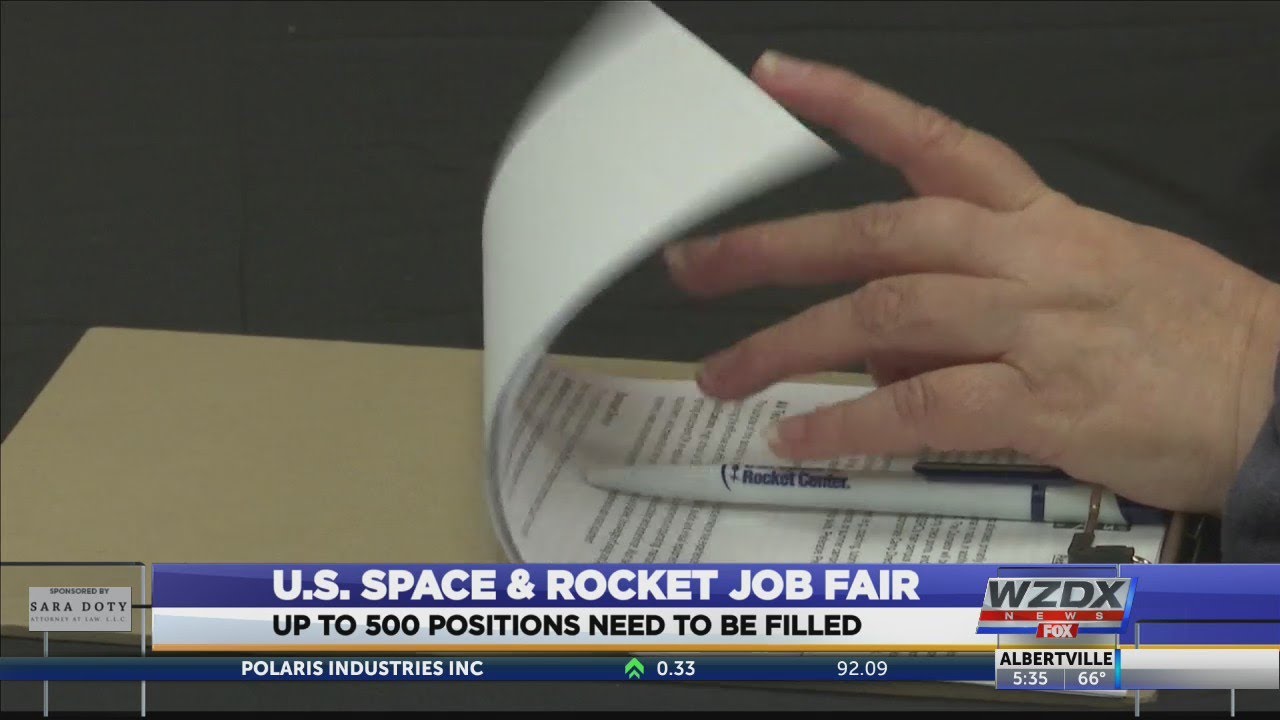 U.S. Space & Rocket Center hosts Spring job fair - YouTube
