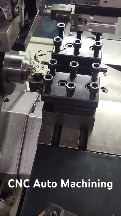 CNC Machining with Automated Loading & Unloading System#cnc #lathemachine #machine - YouTube