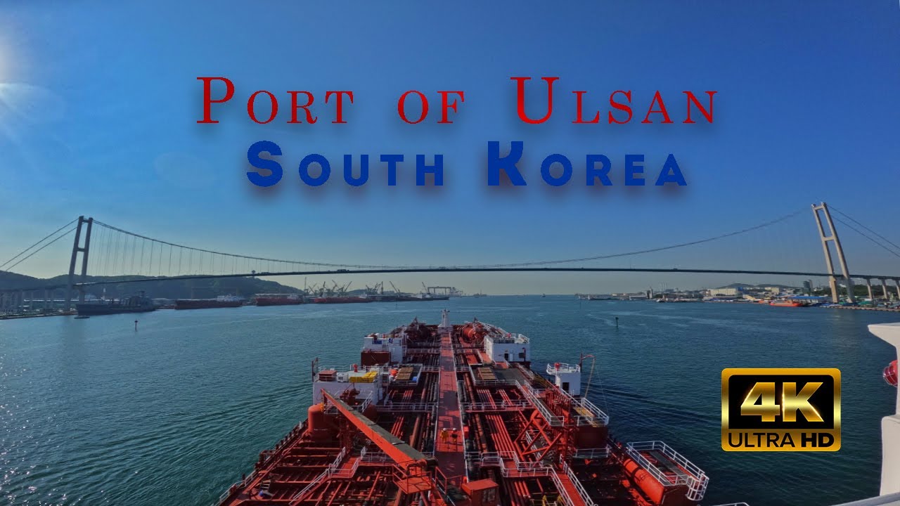[4K] TIMELAPSE: Port of Ulsan, South Korea 🇰🇷 - YouTube