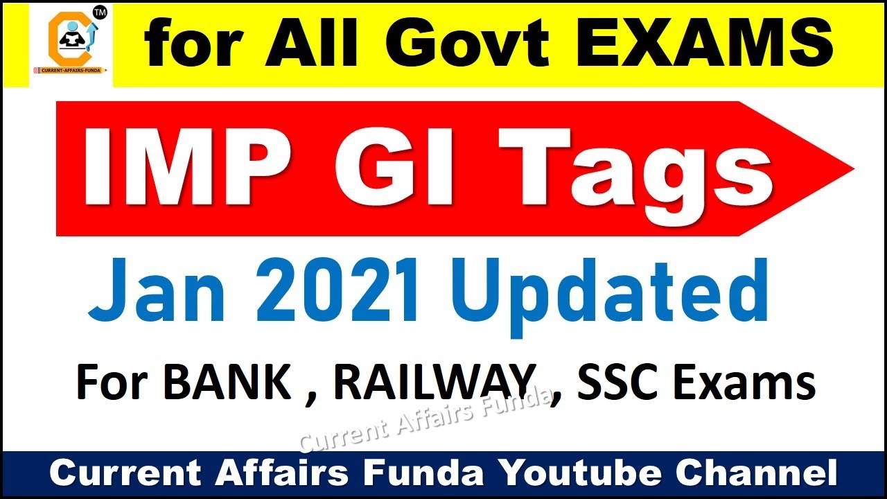 GI Tags 2021 #Updated - Complete list of Geographical Indication Tags ...