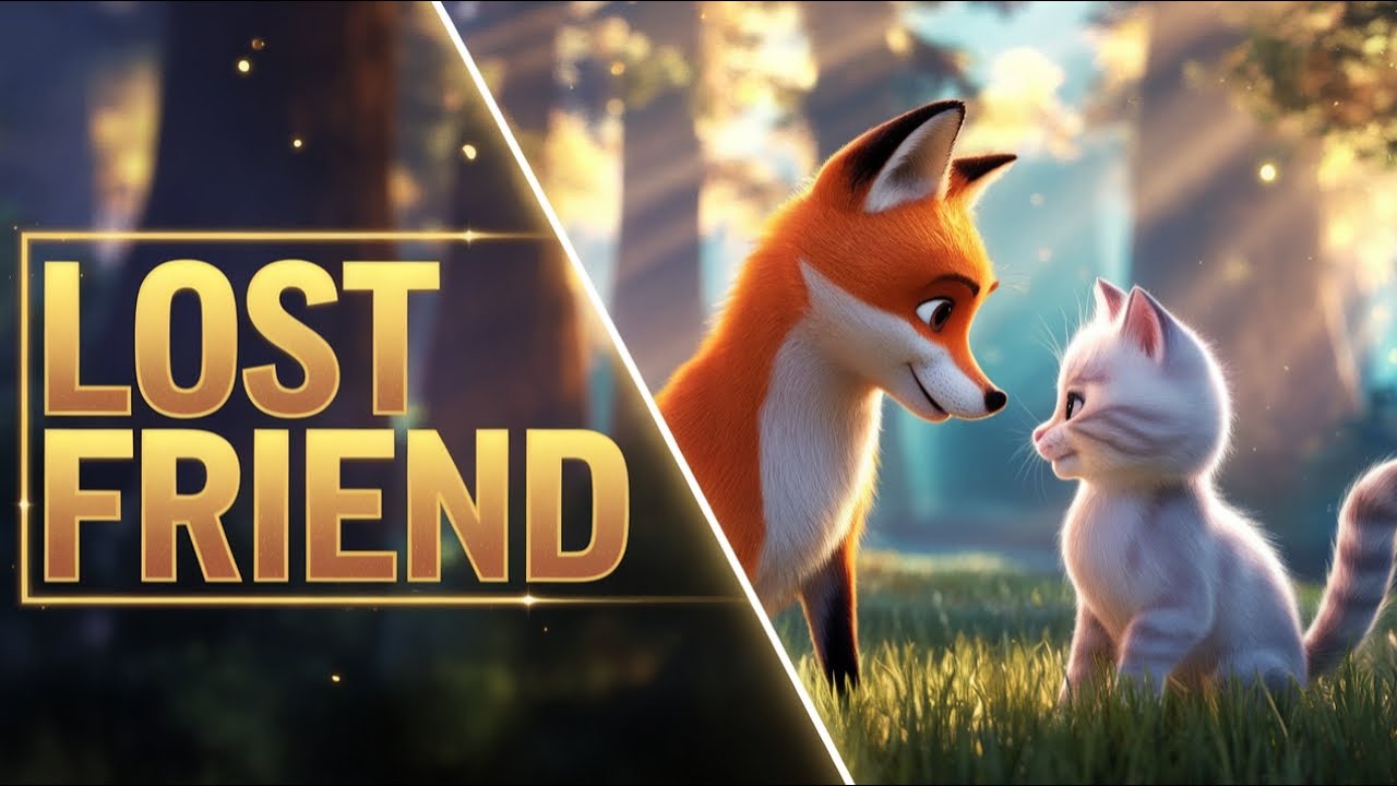 The Kind Fox and the Lost Kitten | Heartwarming Story with a Lesson ...
