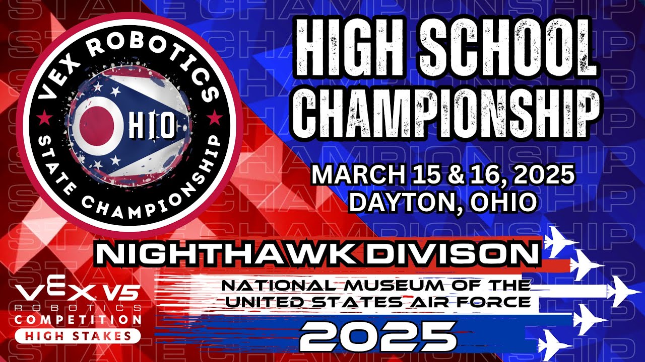 2025 Ohio Robotics State Championship- High School VRC- Livestream-3-16 ...