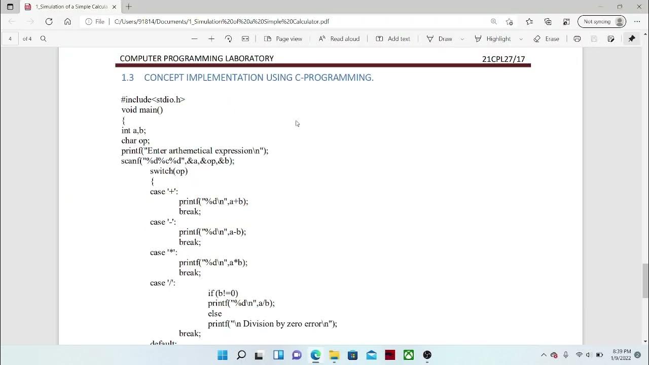How to implement a C-program for real world problem? - YouTube