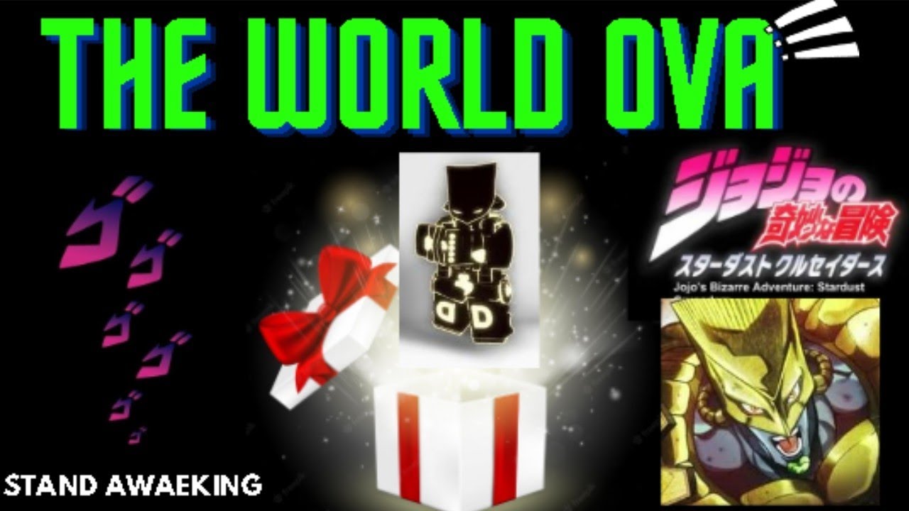 Conseguimos a THE WORLD OVA(ROBLOX ) Tutorial facil y rapido - YouTube