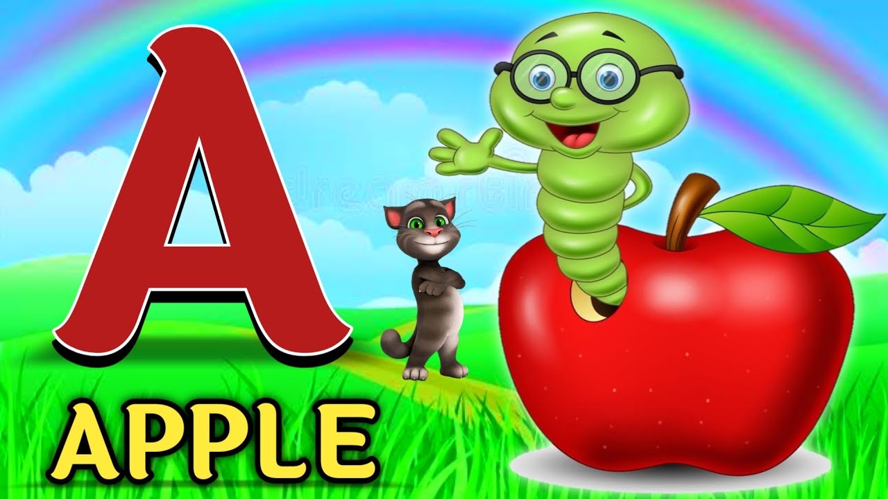 Learn ABCD One tow three123 counting ABC alphabet and numbers A for ...