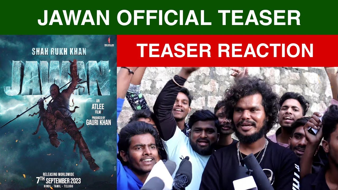 Jawan Teaser CROWD REACTION, Jawan New Look Reaction,Review Shah Rukh ...